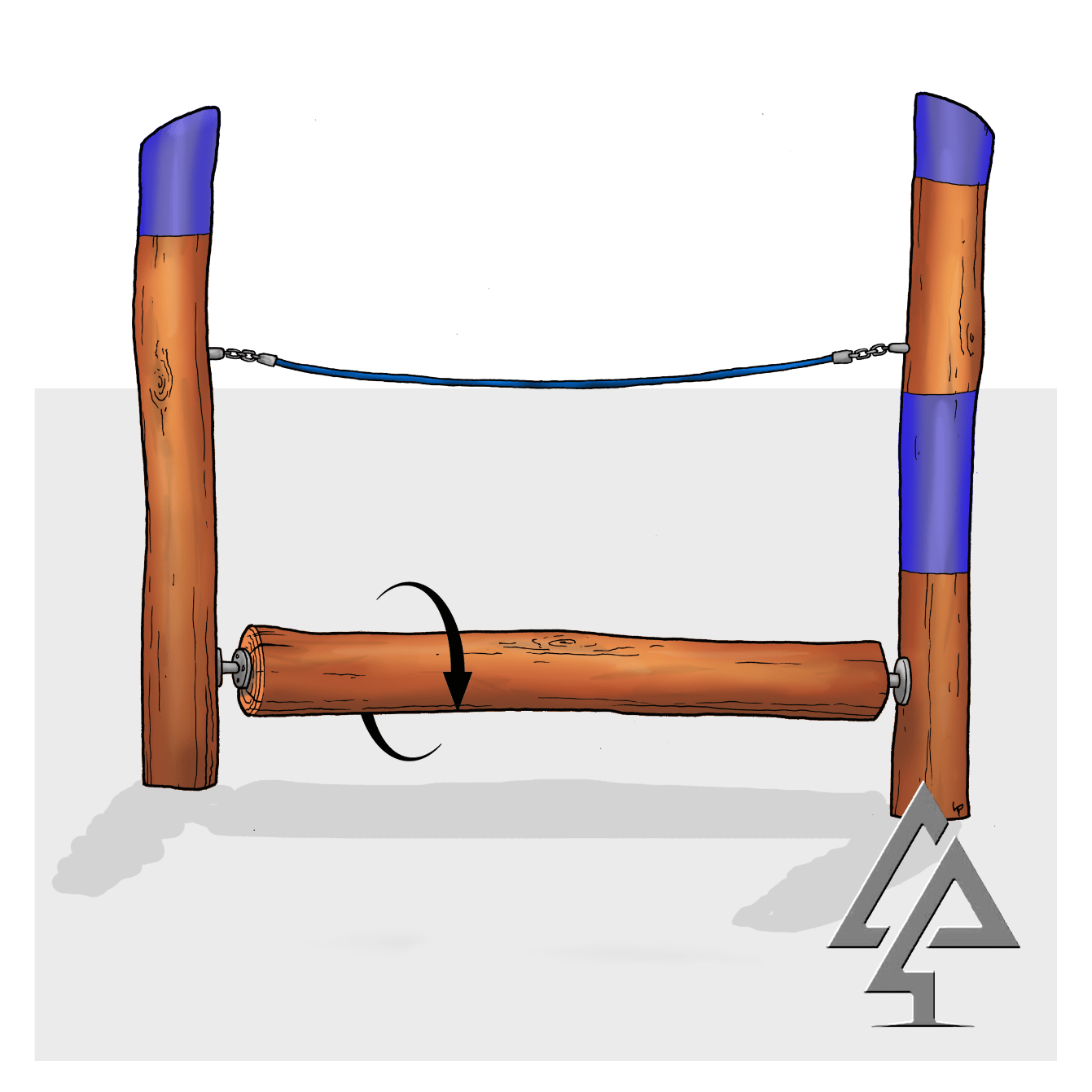 Rolling Log Traverse WA | Dynamic Balance Challenge | VRI