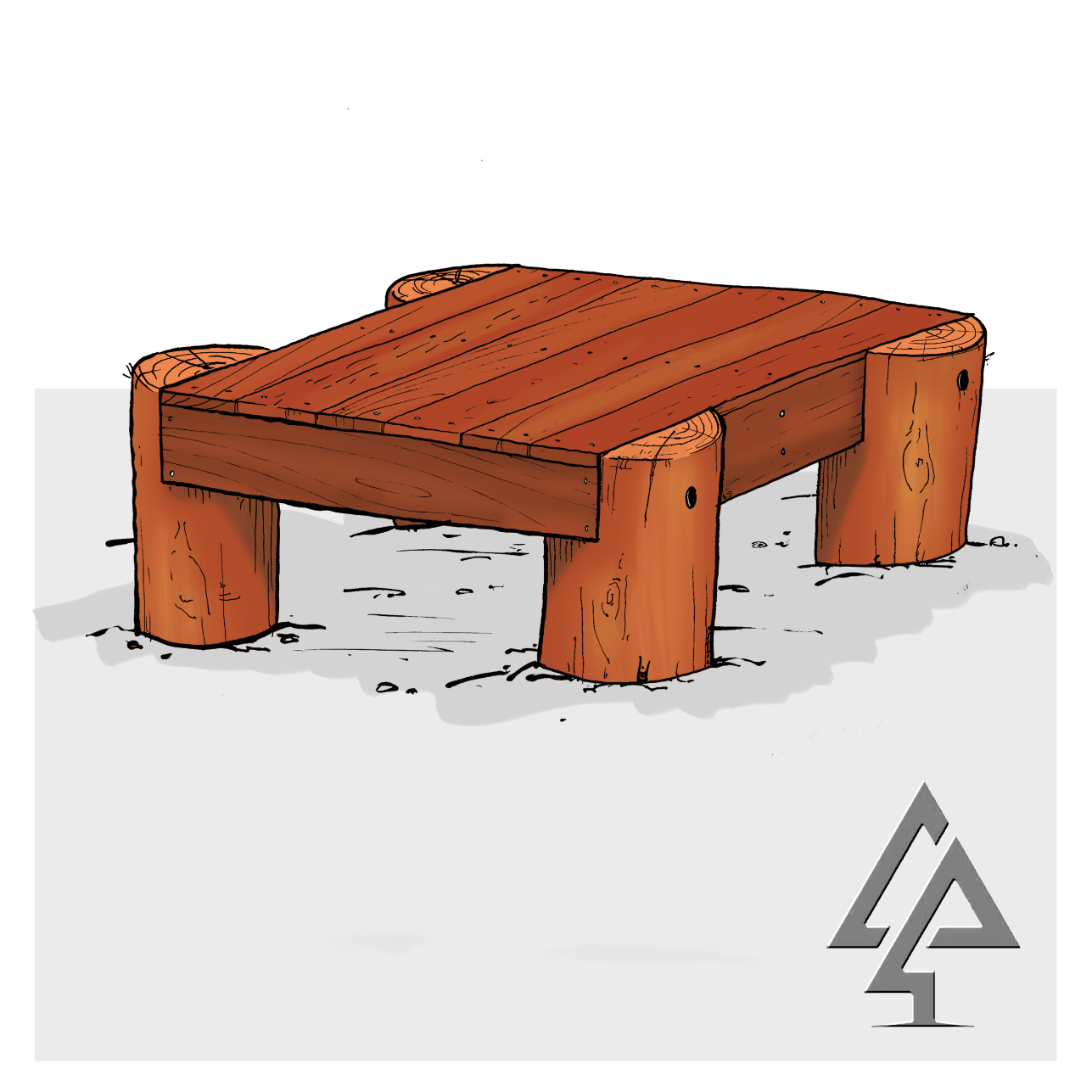 Jarrah Step Up Table WA | Versatile Access & Social | VRI