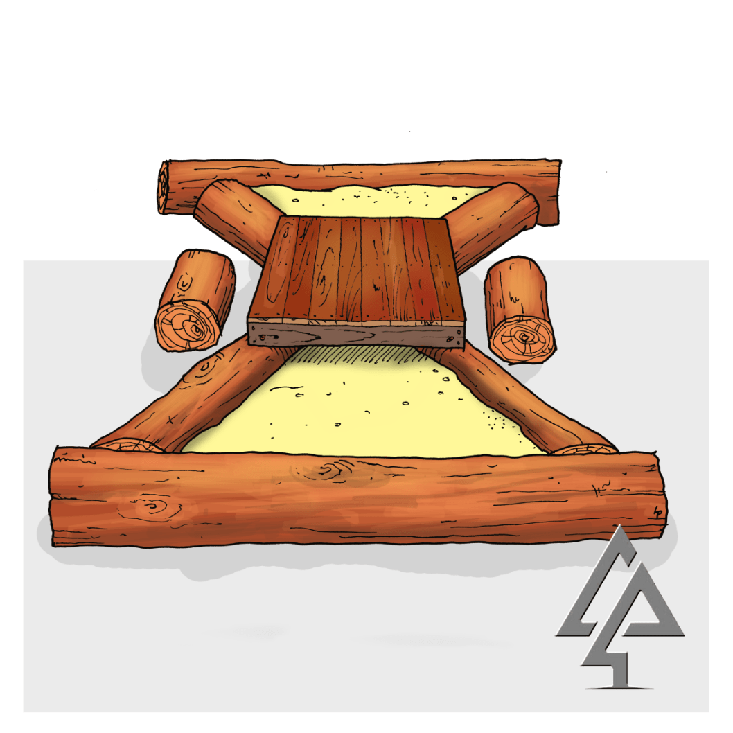 Jarrah Log Sandpit Platform WA | Sensory Play | VRI