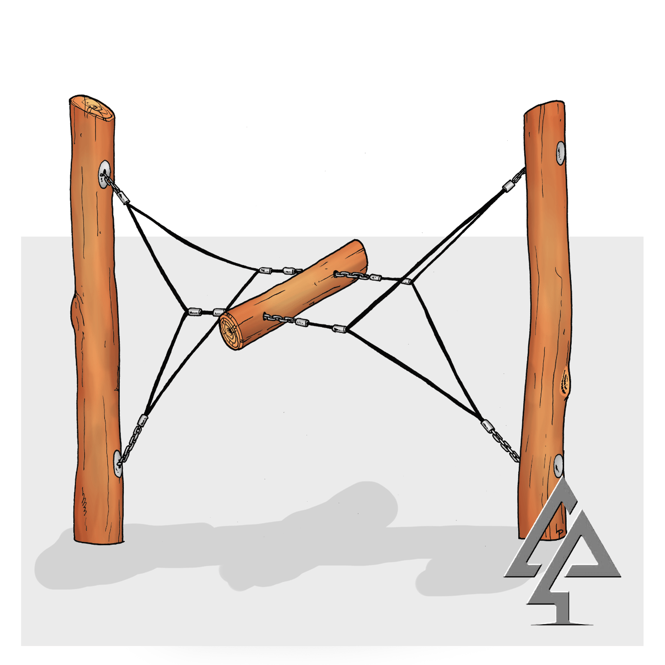 Dangling Log Traverse WA | Advanced Balance Fun | VRI