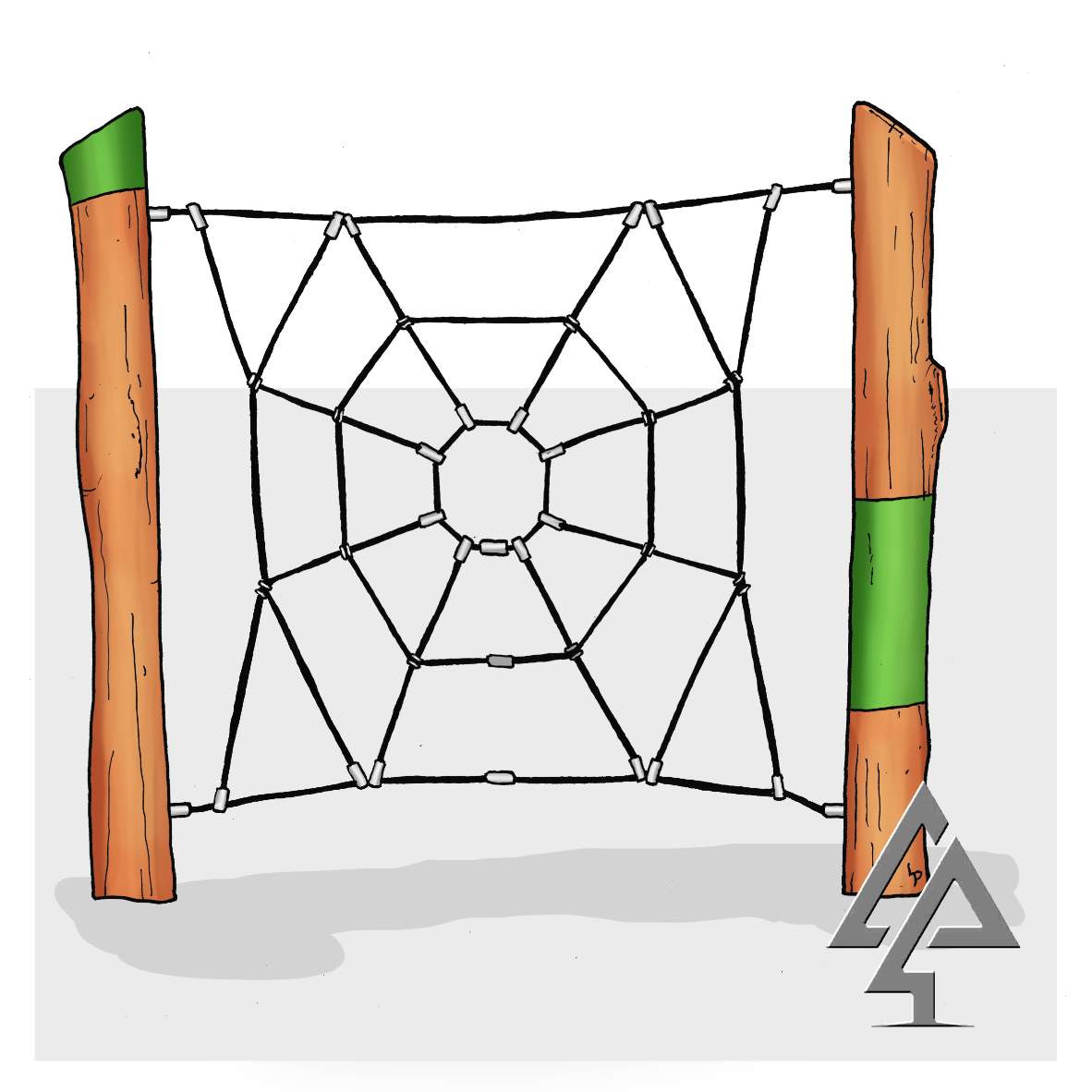 Jarrah Spider Web Net | Vertical & Horizontal Fun | VRI